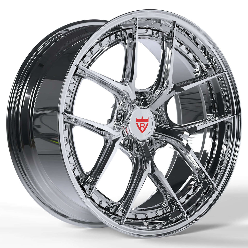 2-Piece Forged Chrome Wheels & Rims: RV-DB179