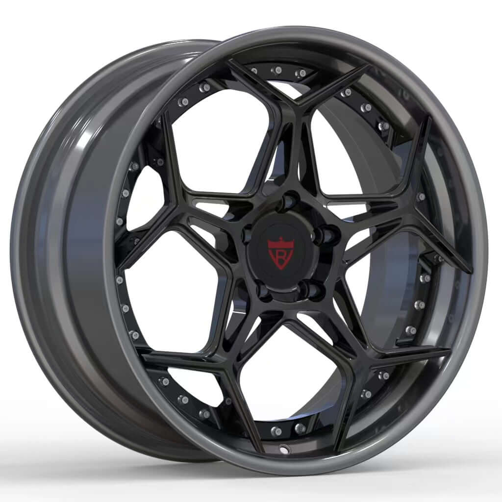 Custom 2-Piece Wheels DR01-RVRN FORGED Corvette&Camaro Rims