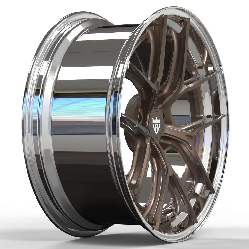 CUSTOM 2 PIECE FORGED WHITE WHEELS SERIES: RV-DB179