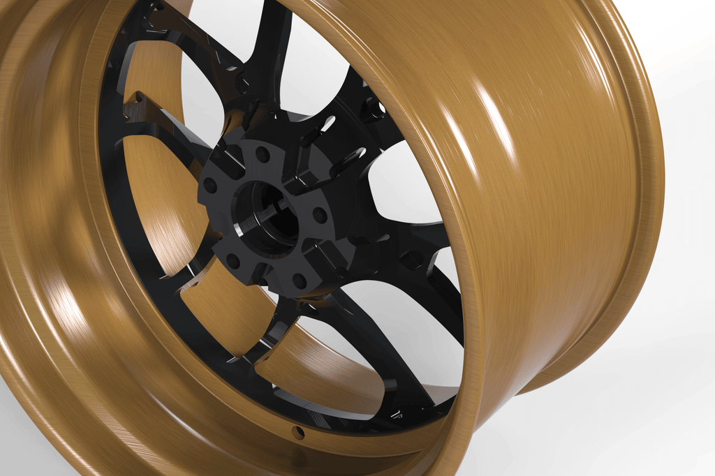 Bronze deep concave step lip forged wheels: : For trucks and SUV