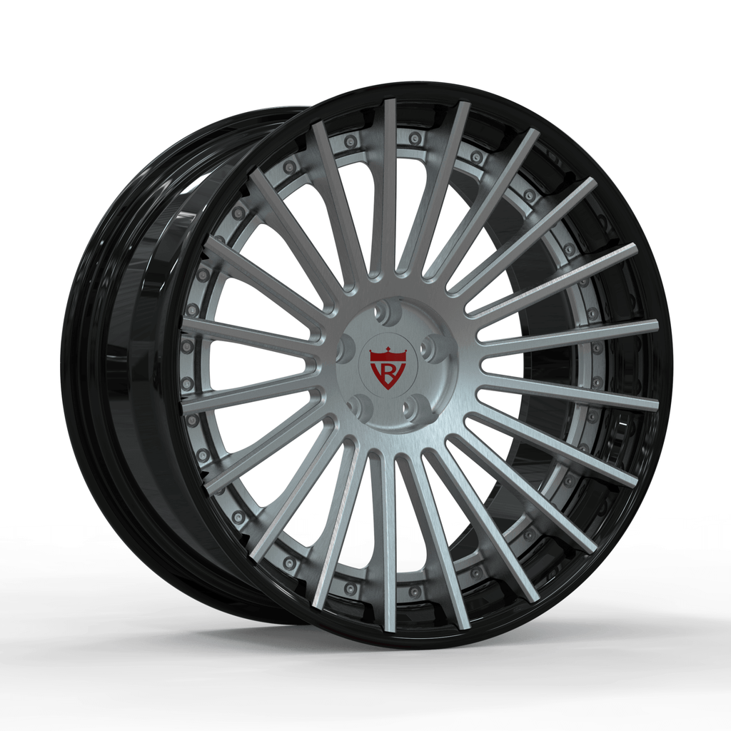 CUSTOM THREE PIECE FORGED WHEELS: RV-TR66- RVRN FORGED