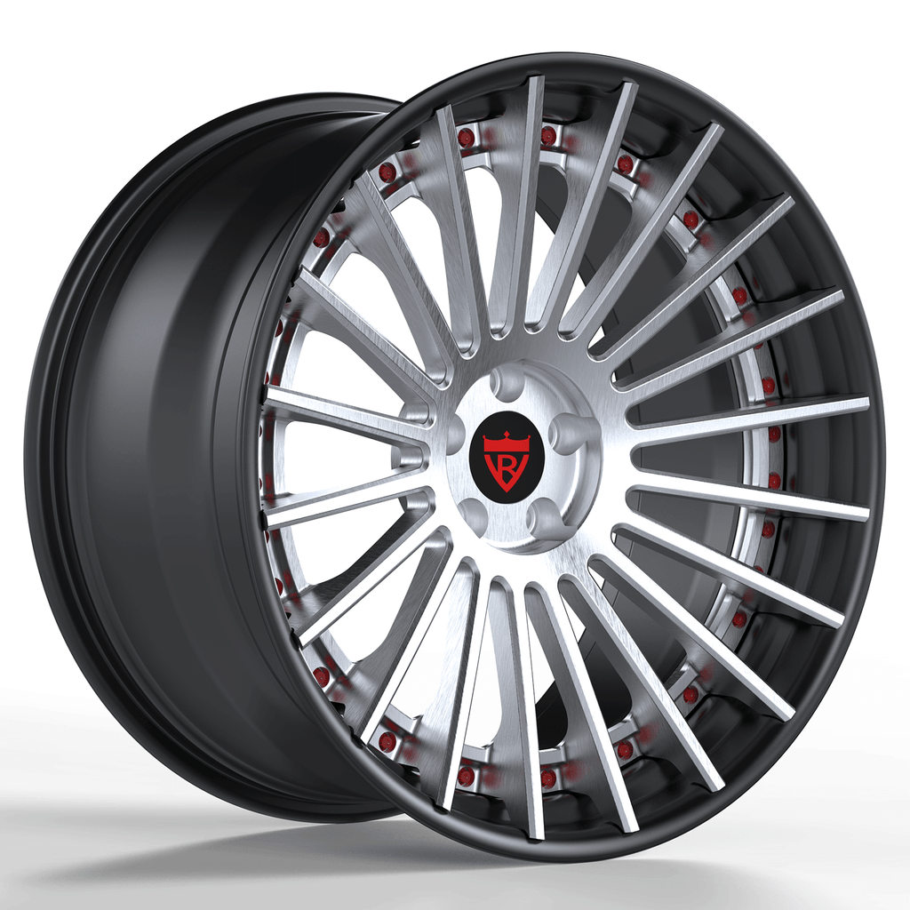 CUSTOM THREE PIECE FORGED WHEELS: RV-TR66- RVRN FORGED