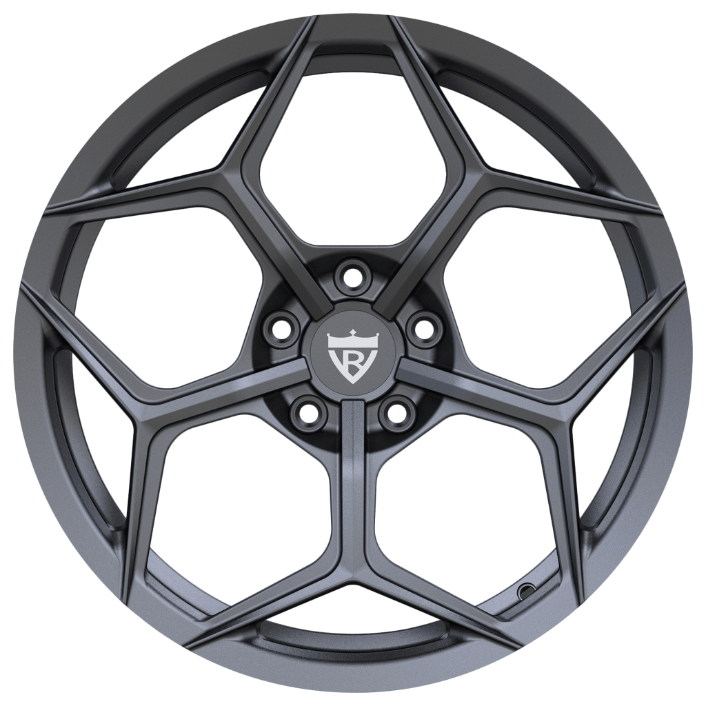 CUSTOM 1 PIECE FORGED GUNMETAL WHEELS : RV-MC491