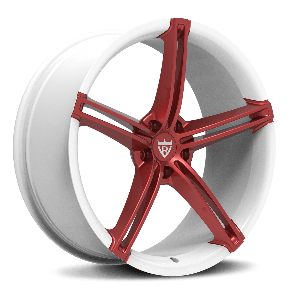 CUSTOM MONOBLOCK MAROON 5 SPOKE FORGED WHEELS: RV-MS63B
