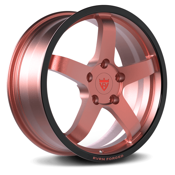 Custom Forged Rose Gold Wheels Collection - RVRN Wheels