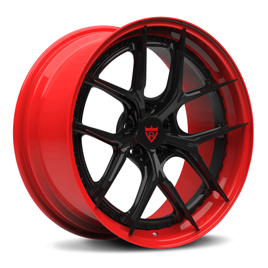 RED/BLACK CUSTOM FORGED WHEELS | 1/2/3-PIECE -RVRN FORGED