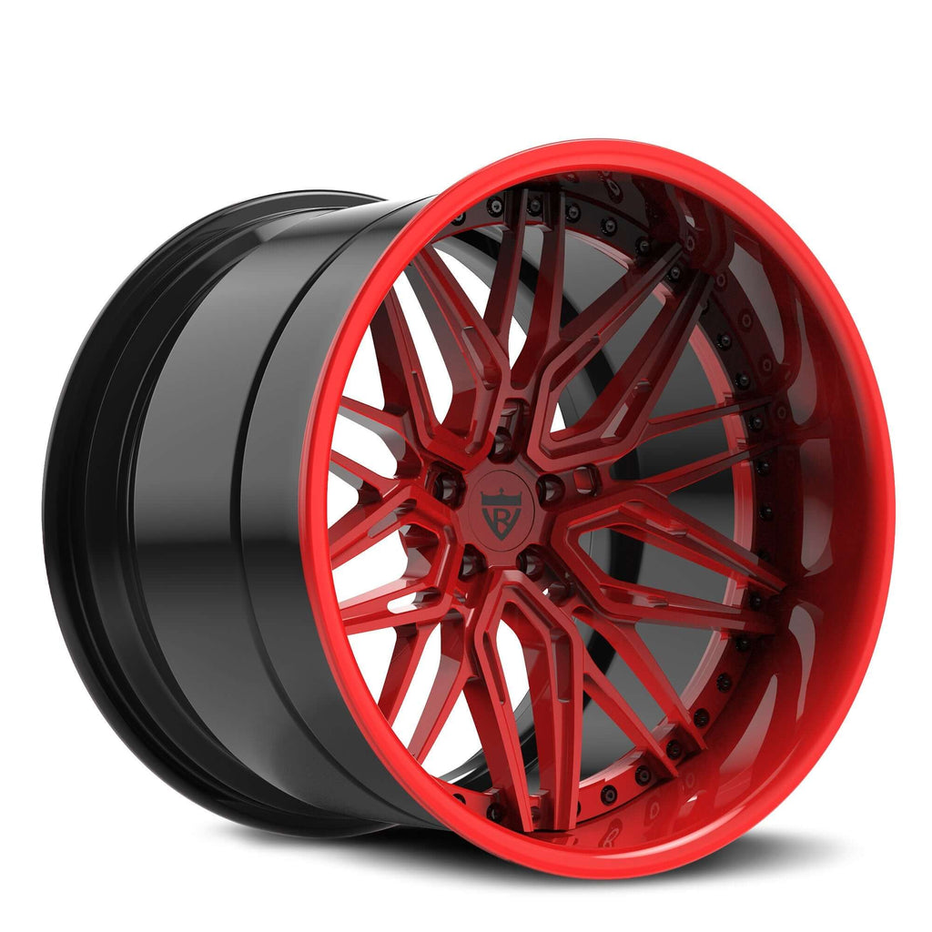 CUSTOM 2 PIECE FORGED BIG LIP WHEELS: RV-T081-RVRN FORGED
