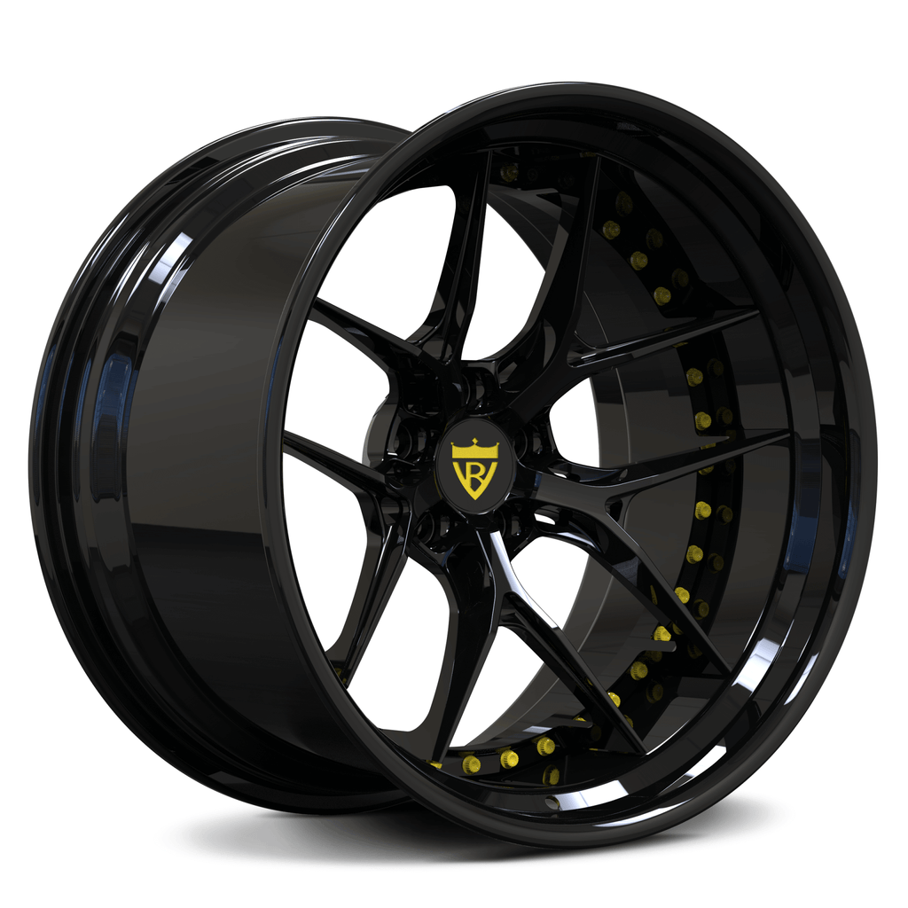 CUSTOM FORGED DEEP DISH-CONCAVE CARBON FIBER BMW WHEELS: DR08D