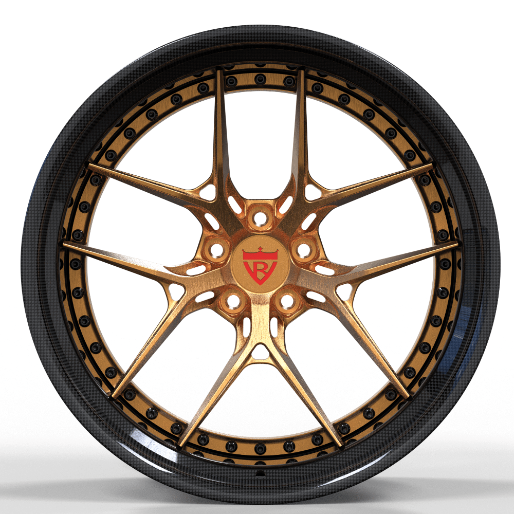 CUSTOM FORGED DEEP DISH-CONCAVE CARBON FIBER BMW WHEELS: DR08D