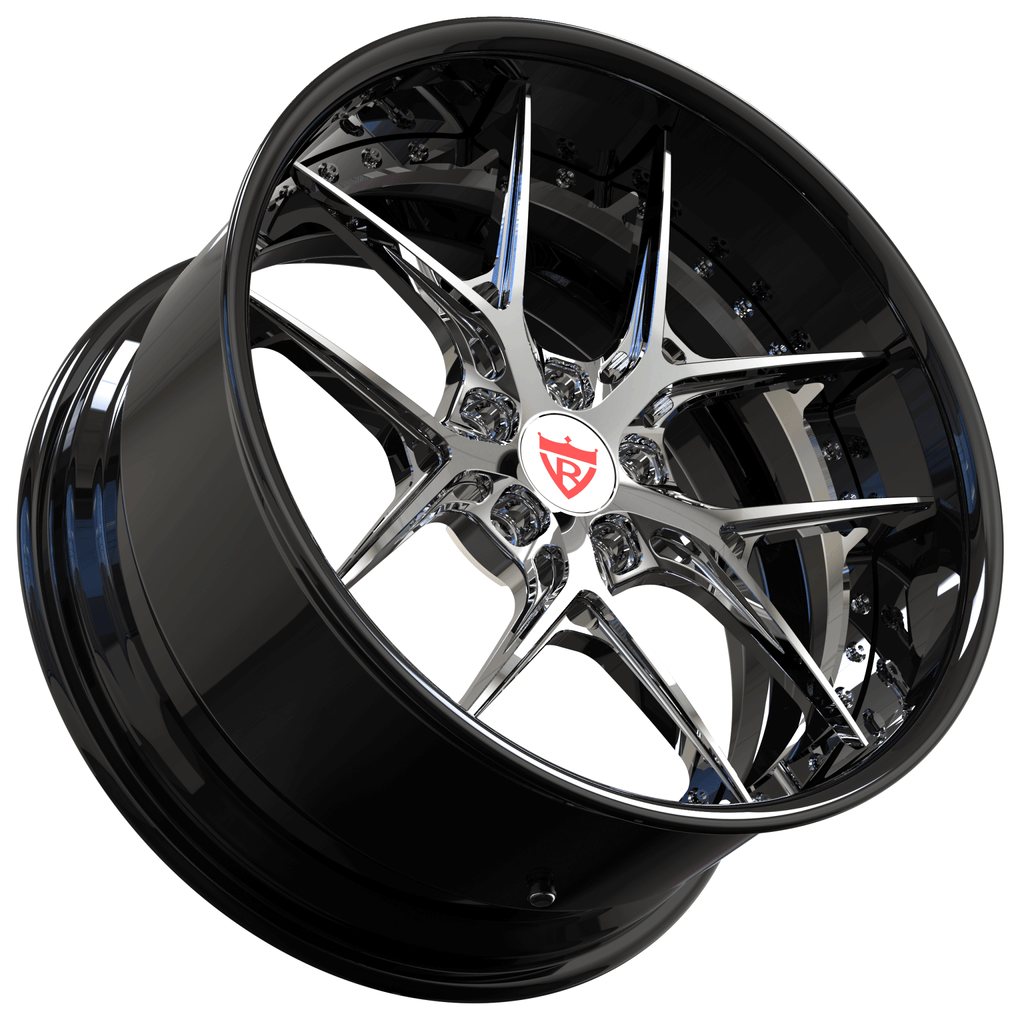 Bronze deep concave step lip forged wheels: : For trucks and SUV