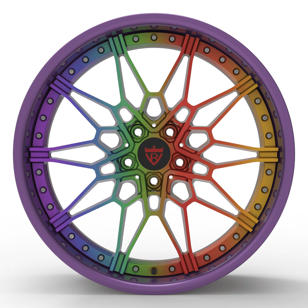 CUSTOM FORGED THREE PIECE WHEELS: RV-TB412 | RVRN FORGED