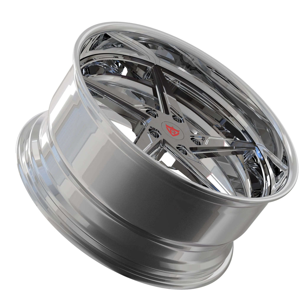 5 Spoke Porsche Cayman Custom Wheels & Rims: DP02 Deep Dish