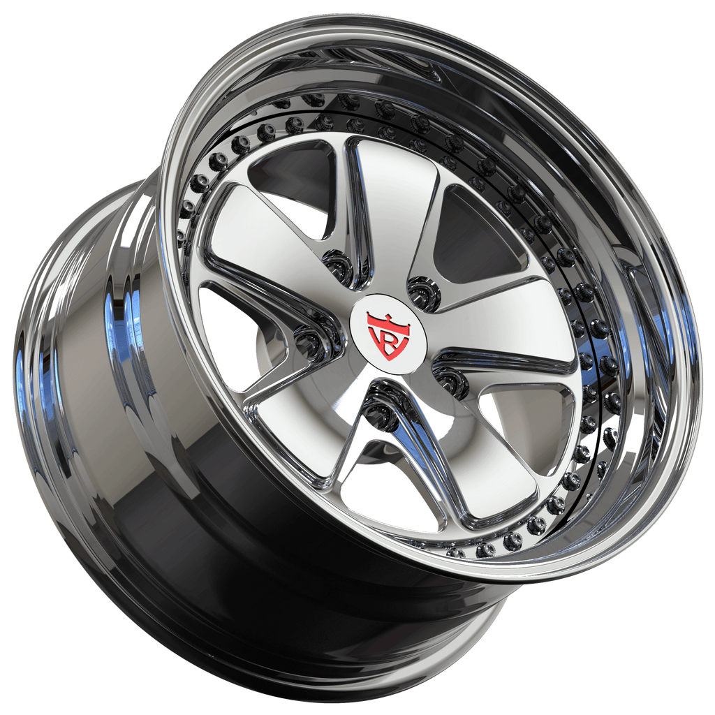 VOLKSWAGEN BEETLE: Custom 5 Spoke Deep Dish Chrome Wheels – RVRN WHEELS