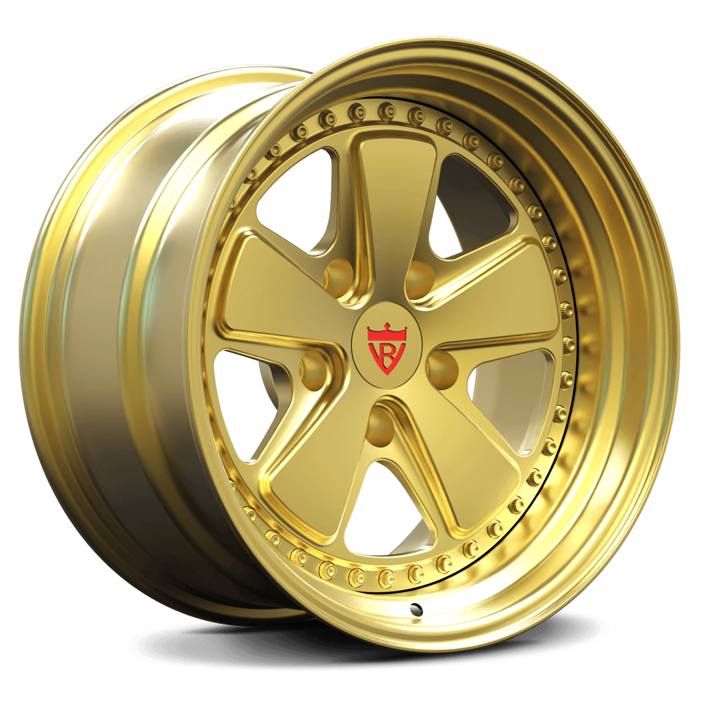 VOLKSWAGEN BEETLE: Custom 5 Spoke Deep Dish Chrome Wheels