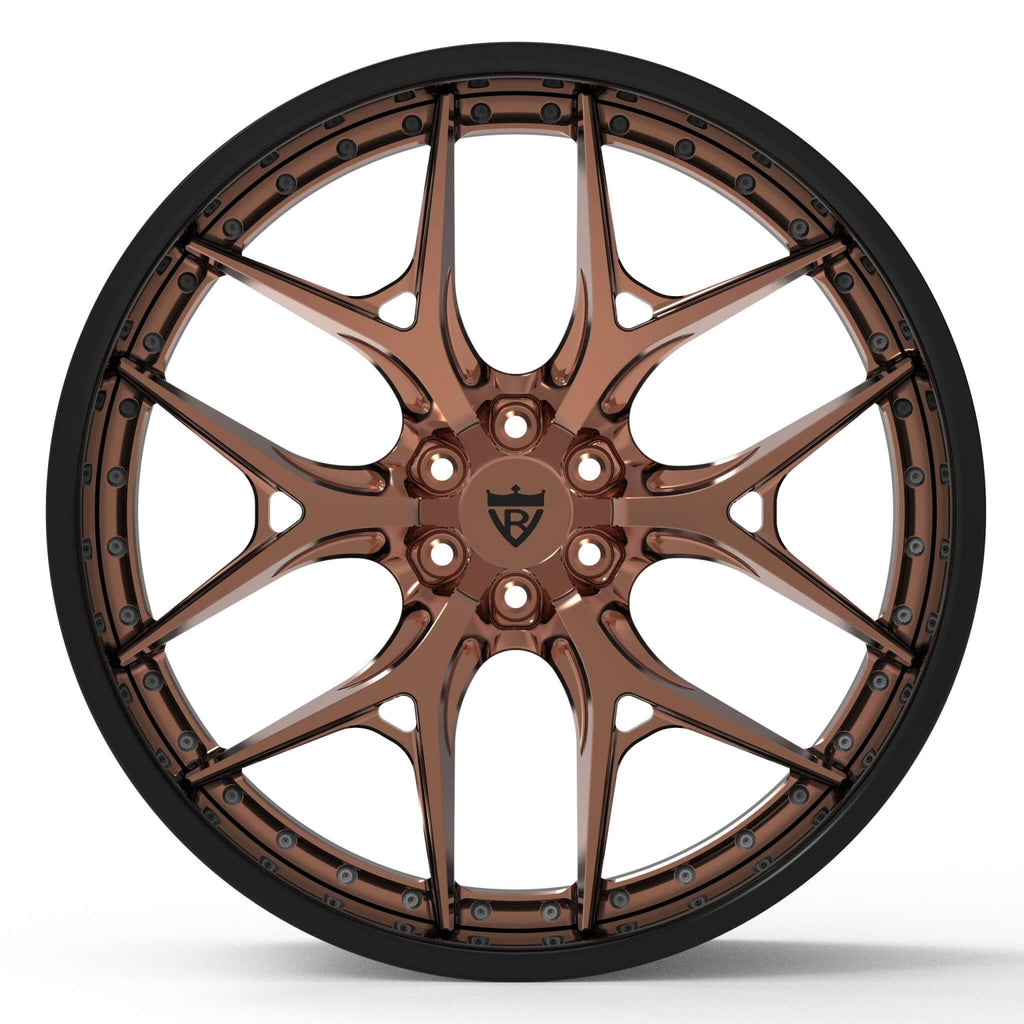 Custom Forged 2-Piece 6 Lugs Deep Dish Wheels: RV-DR08D