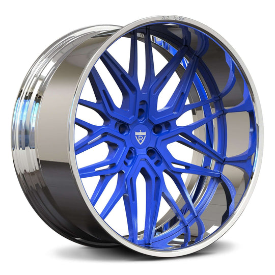 CUSTOM THREE PIECE FORGED WHEELS: RV-TR66- RVRN FORGED
