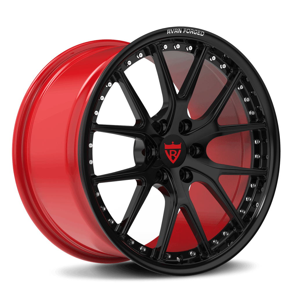 CUSTOM MONOBLOCK FORGED DODGE VIPER 6 LUG WHEELS: RV-MD03